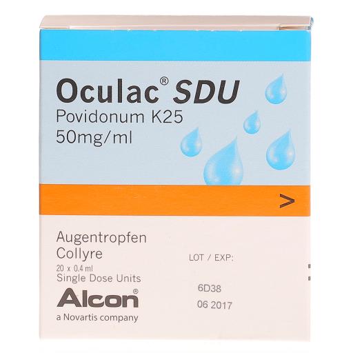 Oculac SDU, lacrime artificiali in caso di secchezza oculare. | abilis.ch