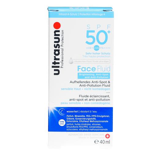 Ultrasun Face Fluid Bright & Anti-Pollution, protezione anti ...